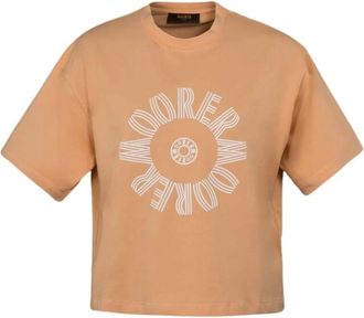 Moorer Femme, Tops, Orange, Taille: 34 FR T-Chemises