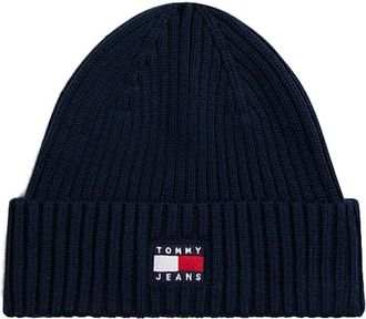 Tommy Jeans Damen Tjw Heritage Core Aw0Aw17899 Beanie, Blue (Dark Night Navy), Einheitsgr&ouml;&szlig;e