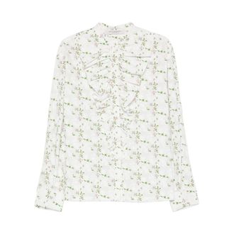 Philosophy di Lorenzo Serafini Femme, Blouses et Chemises, Multicolore, Taille: 38 FR Blouse &agrave; col volant&eacute;