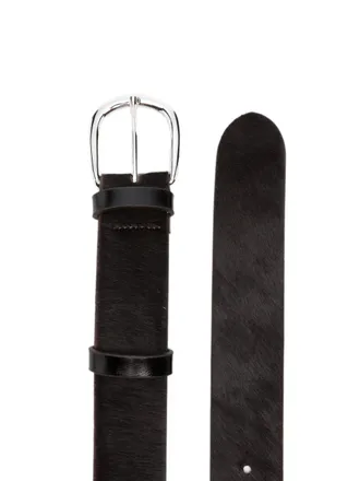 Alysi Pony-Hair Belt - Black