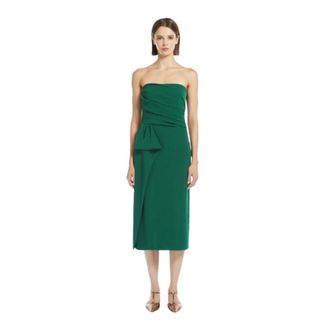 Max Mara Cady Bustier Kleid - - Dresses - Damen - Gr&uuml;n - L