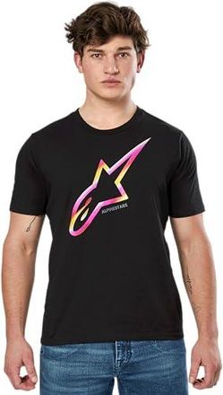 Alpinestars Omnium SS Csf Tee T-Shirt de Sport Manches Courtes Col Rond, Noir, Medium Homme