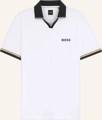 HUGO BOSS Funktions-Poloshirt weiss