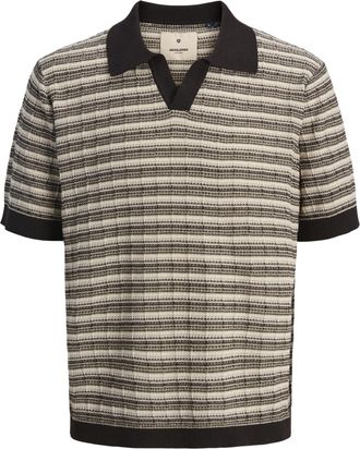 Jack & Jones Jprblujackson Knit Structure Split Neck