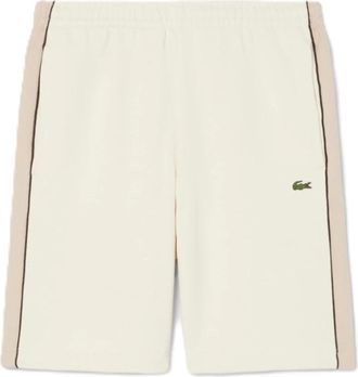 Lacoste Homme, Shorts, Beige, Taille: L Shorts en molleton colourblock coupe regular