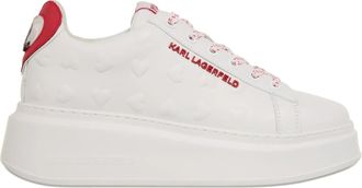 Karl Lagerfeld Low-Top Sneaker - Anakapri Valentine Special - Gr. 38 (EU) - in Wei&szlig; - f&uuml;r Damen