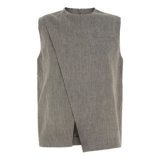 Loulou Studio Femme, Tops, Gris, Taille: 40 FR Della Top