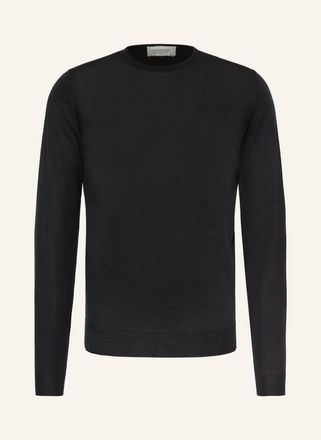 John Smedley Pullover Aus Merinowolle schwarz