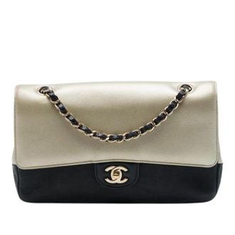 Chanel Pre-owned Classic Double Flap Schultertasche - - Pre-owned - Damen - Gelb - ONE SIZE