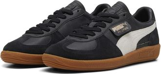 Puma Palermo Sneaker f&uuml;r Herren, Leder (Schwarz/Gummi Rosa)