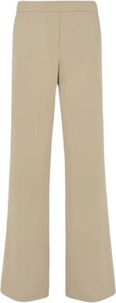 P.A.R.O.S.H. P.a.r.o.s.h., Femme, Pantalons, Beige, Taille: 40 FR Pantalon Beige Palace avec Taille &Eacute;lastique