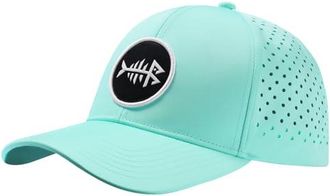 Bassdash UPF 50+ Casquette de Baseball à séchage Rapide Résistante à leau Casquette à visière Ajustable en Maille découpée au Laser pour Hommes et Femmes Pêche