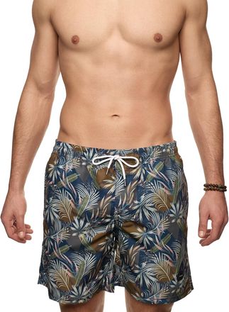 Indicode Herren INSandrino Badehose mit superweicher Innenhose | Badeshorts f&uuml;r M&auml;nner Navy, XXL