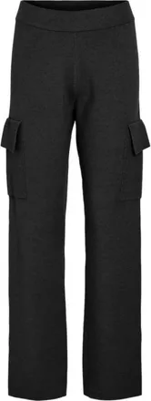 Vila Vila, Femme, Pantalons, Noir, Taille: 36 FR Pantalon Jogger Cargo pour Femme