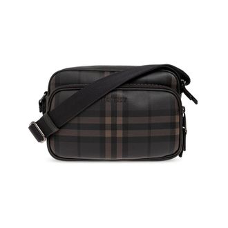 Burberry Sac bandouli&egrave;re logo - Homme - Sacs - Brun - Taille: ONE Size