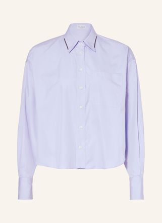 Brunello Cucinelli Brunello Cucinelli Hemdbluse Mit Schmuckteinen blau
