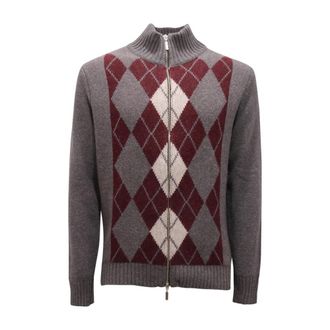 Daniele Alessandrini Herren, Strickwaren, Grau, LGr&ouml;&szlig;e