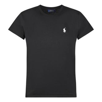 Polo Ralph Lauren Femme, Tops, Noir, Taille: 36 FR Knit T-Shirt