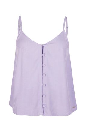 O'Neill Damen Tiare Woven Tank Top T-Shirt, 14513 Purple Rose, Small-Medium