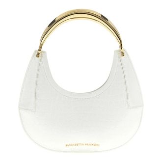 Elisabetta Franchi Femme, Sacs, Blanc, Taille: ONE Size Hobo Small Shoulder Bag