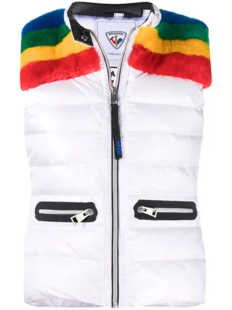 Rossignol gilet matelass&eacute; zipp&eacute; - Blanc