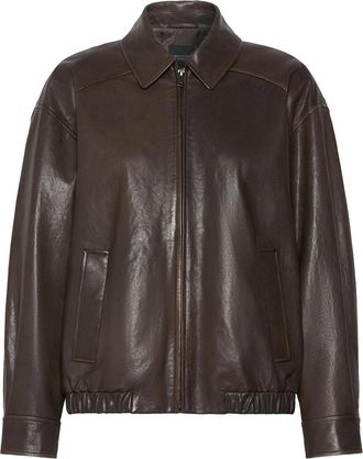 Max Mara Casualjacke - Dunkelbraun