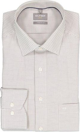 Olymp Herren Hemden braun Baumwolle