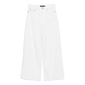 Ralph Lauren Rigid Denim High-Rise Wide Jeans - - Trousers - Damen - Wei&szlig; - 3XS