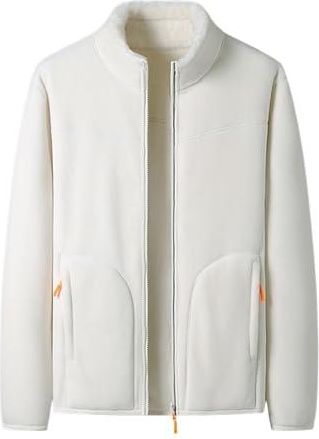 Generic Manteau en polaire pour homme - Veste chaude en peluche pour homme et femme - Vêtements dhiver rembourrés en coton - Vêtements dintérieur chauds pour 