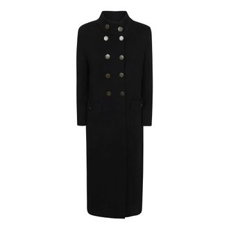 Charlott Femme, Manteaux, Noir, Taille: 40 FR Long Coat