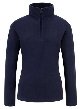 Blue Wave Fleecejacke Nika Damen Half-Zip Fleece-Pullover Nika mit Stehkragen und Rei&szlig;verschluss