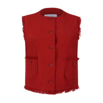 Max Mara Femme, Vestes, Rouge, Taille: 36 FR Vestes