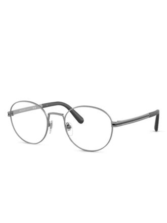Bulgari lunettes à monture ronde - Argent
