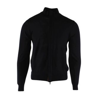 Paul & Shark Homme, Pulls, Bleu, Taille: M Summer Wool Fullzip Alcantara