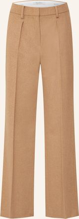 Max Mara Kamelhaar-Hose Carbone braun