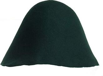 Generic C&ocirc;nes de corps en feutre de laine pour chapeau, capuche (vert bouteille), vert bouteille, taille unique