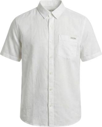 Calvin Klein Homme, Chemises, Blanc, Taille: M Calvin Klein Chemises White