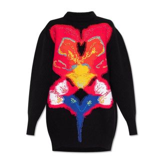Alexander McQueen Wollpullover - - Knitwear - Damen - Schwarzk - M