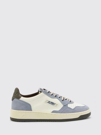 Autry Medalist Low zweifarbige Sneaker aus Kalbsleder und Wildleder