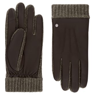 Roeckl Herren Witten Touch Lederhandschuhe, Coffee, 8.5