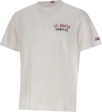 MC2 Saint Barth Homme, Tops, Blanc, Taille: M Portland T-shirt