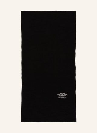 P.A.C. Multifunktionstuch Aus Merinowolle schwarz