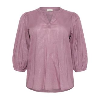 Kaffe Curve Damen, Blusen & Hemden, Rosa, 6XLGröße