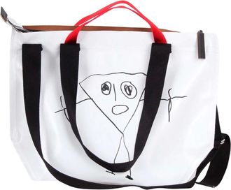 Plan C Plan C, Femme, Sacs, Blanc, Taille: ONE Size Pili e Bianca Shopper