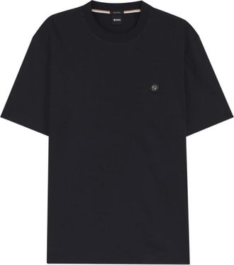 HUGO BOSS Homme, Tops, Bleu, Taille: XL T-Shirt Col Rond