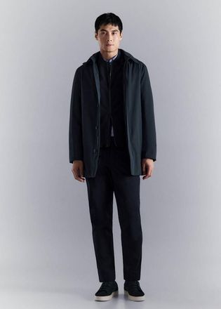 Mango Parka pliable avec capuchon amovible technologie Thermore bleu marine - Homme - XL - MANGO MAN