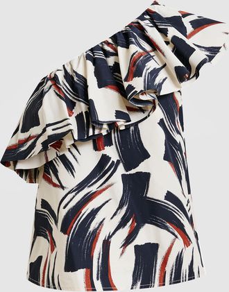 Essentiel Top Jillian Blanc Noir