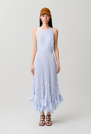 Claudie Pierlot Robe midi &agrave; pois