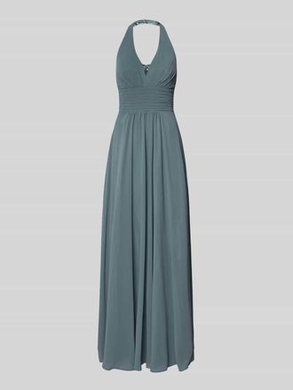 Mascara Neckholder-Maxikleid mit V-Ausschnitt
