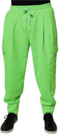 Dolce & Gabbana Homme, Pantalons, Vert, Taille: XL Cargo Jogger Pants